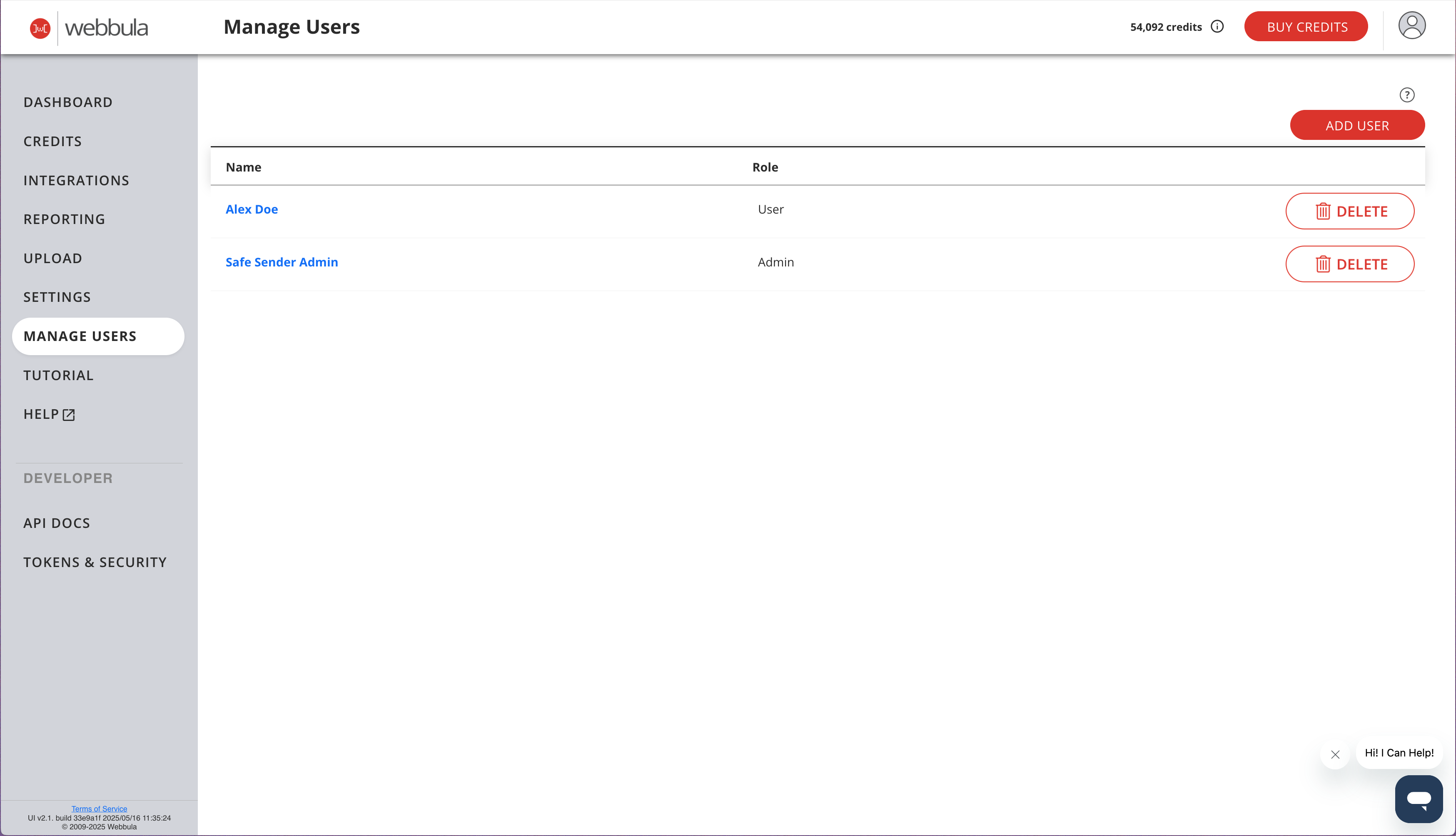 Adding and Managing Users in emailHygiene – Webbula